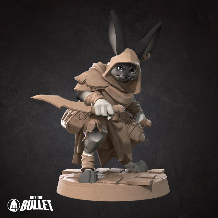 3D Printable Harengon Rogue by Bite the Bullet