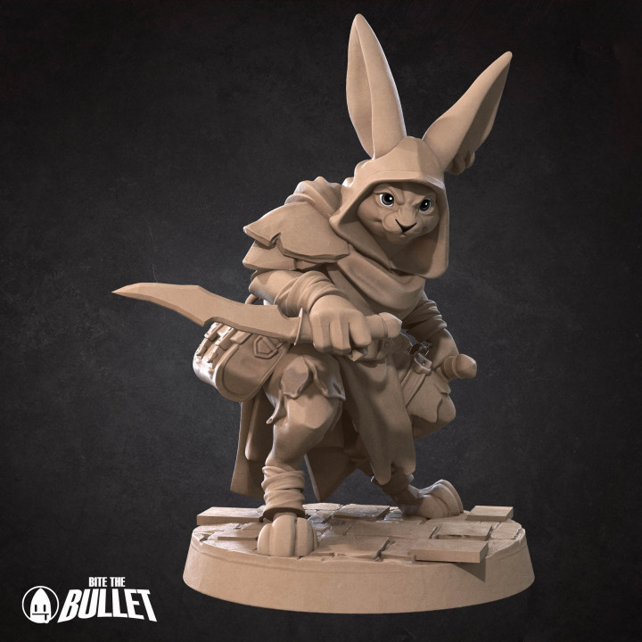 3D Printable Harengon Rogue by Bite the Bullet