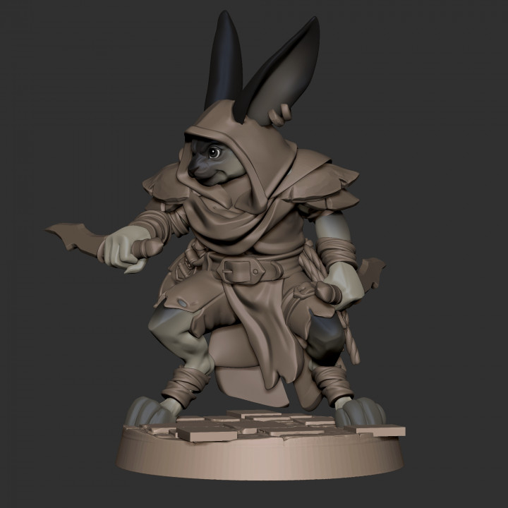 3D Printable Harengon Rogue by Bite the Bullet