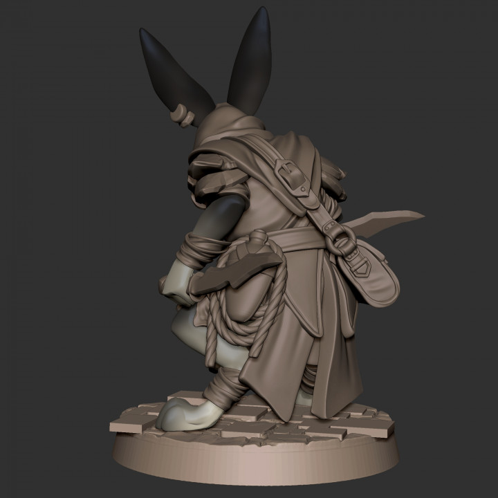 3D Printable Harengon Rogue by Bite the Bullet