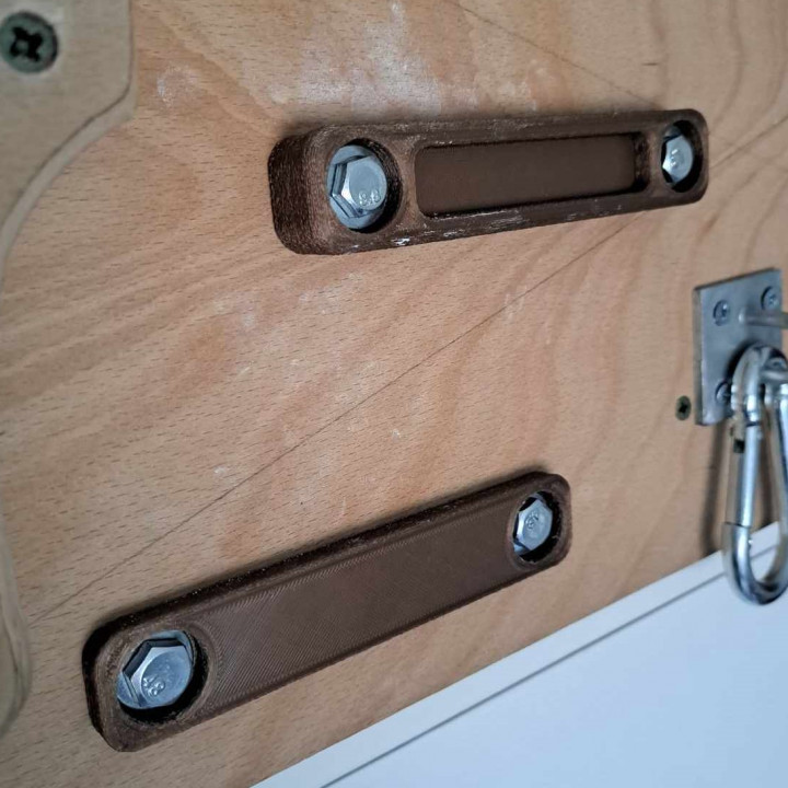 3D Printable 10mm Hold for Hangboard and Climbing by Kieran Hutchings