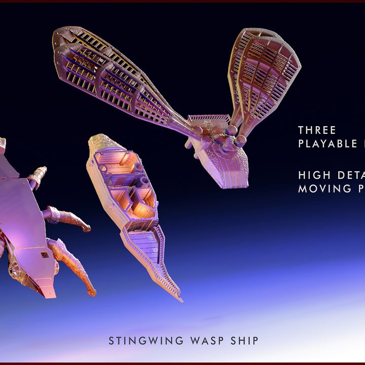 3D Printable StingWing - Complete Pack by NovaMinis