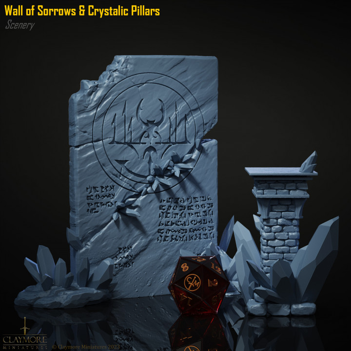 3D Printable Asylum of Nightmares - Scenery by Claymore Miniatures