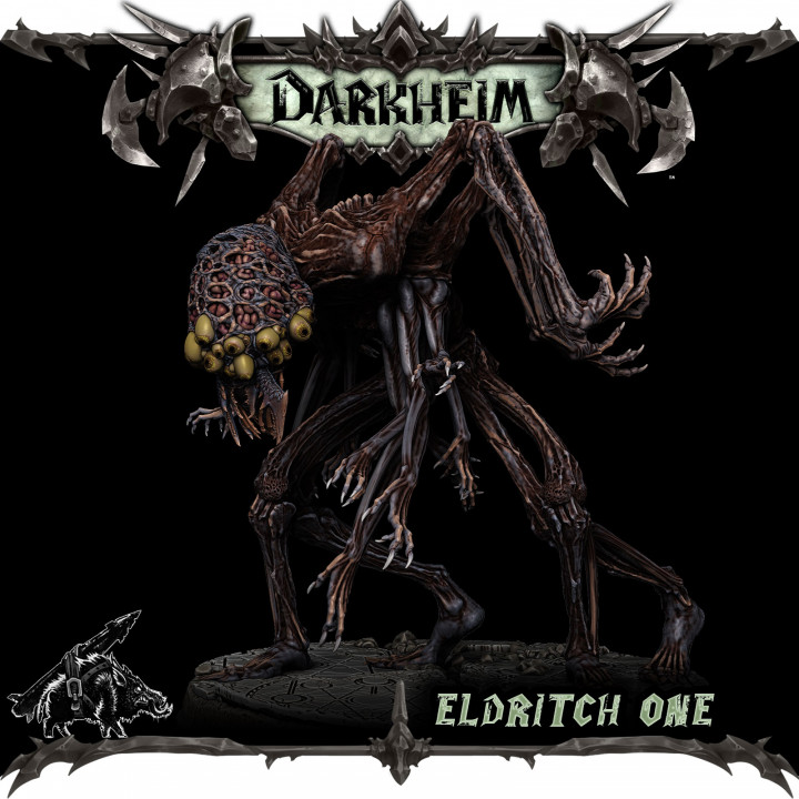 3D Printable Eldritch One (JOIN THE $1 DARKHEIM TRIBE!) by RocketPigGames