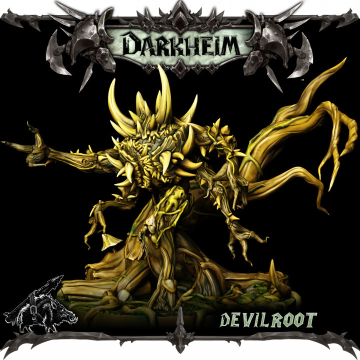 3D Printable Devil Root (JOIN THE $1 DARKHEIM TRIBE!) by RocketPigGames