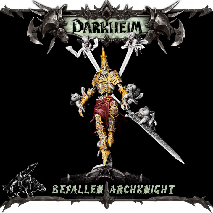 3D Printable Befallen Arch Knight (JOIN THE $1 DARKHEIM TRIBE!) by ...
