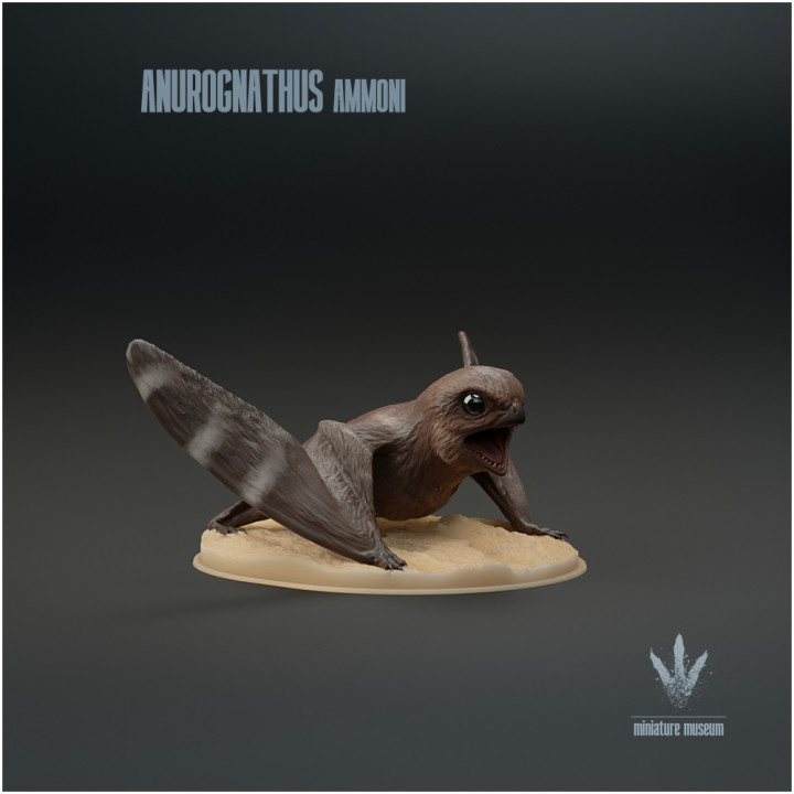 3D Printable Anurognathus ammoni : The Miniature Pterosaur by Miniature ...