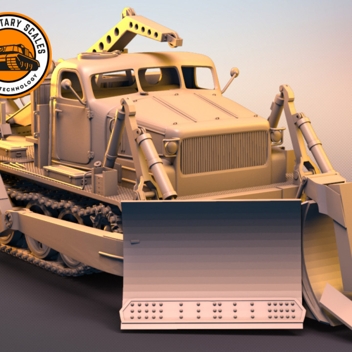 3D Printable Russian BAT-M by MilitaryScales