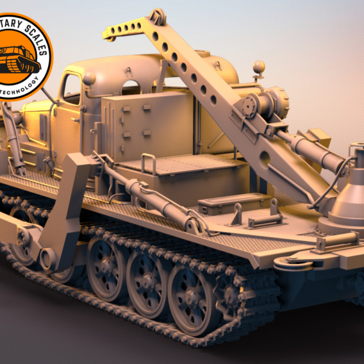 3D Printable Russian BAT-M by MilitaryScales