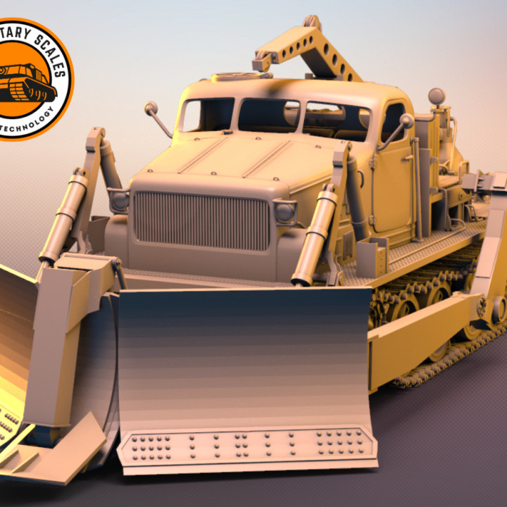 3D Printable Russian BAT-M by MilitaryScales