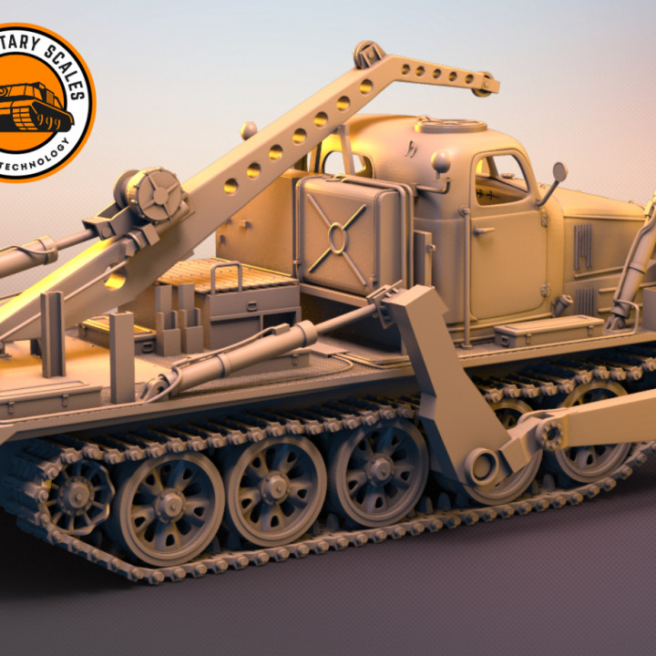 3D Printable Russian BAT-M by MilitaryScales