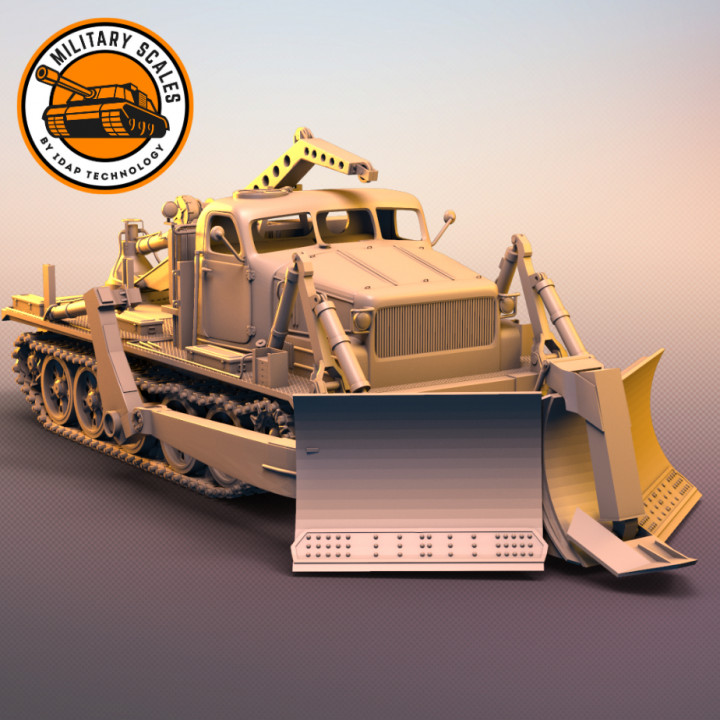 3D Printable Russian BAT-M by MilitaryScales