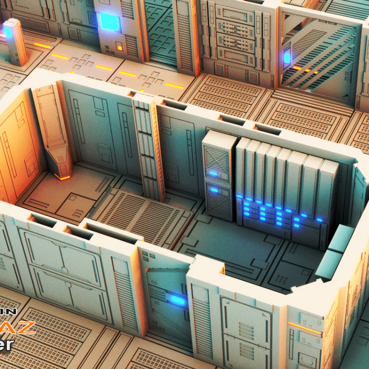 3D Printable Alcatraz - Scifi Space Prison Terrains & Props by Project ...