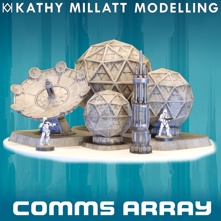 3D Printable Severna Spaceport Space Traffic Control by Kathy Millatt ...