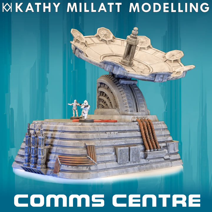 3D Printable Severna Spaceport Space Traffic Control by Kathy Millatt ...