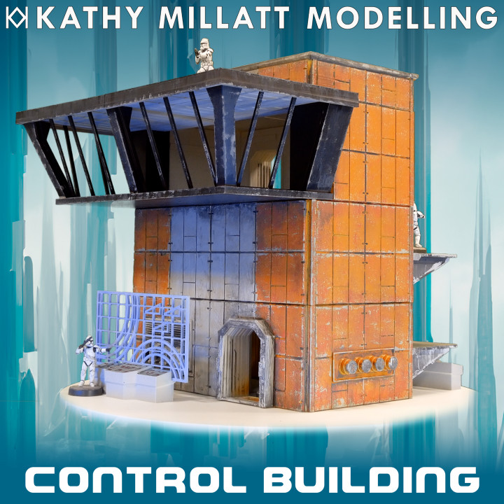 3D Printable Severna Spaceport Space Traffic Control by Kathy Millatt ...