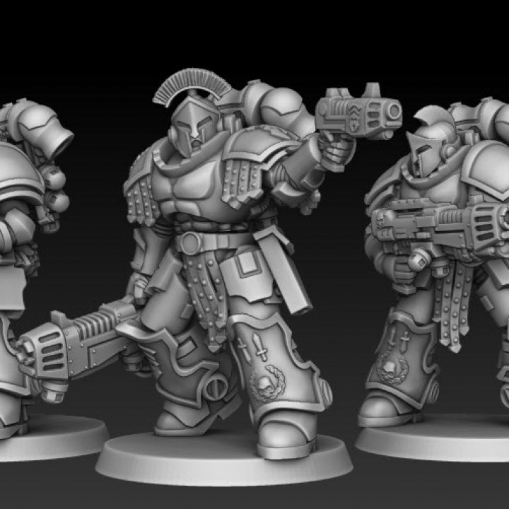 3D Printable Sons of Spartania - Plasma Phyle (presupported) by Chad ...