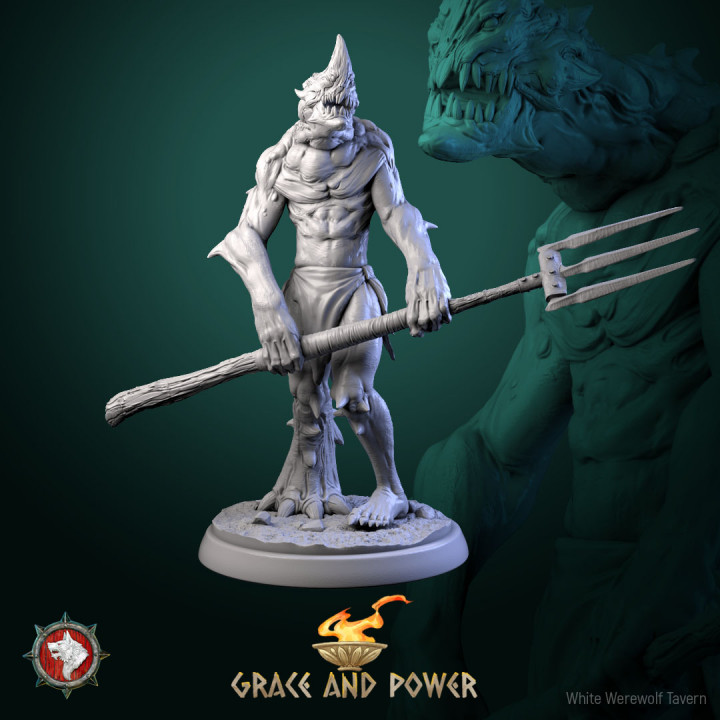 3D Printable Rutterkins set 6 miniatures 32mm pre-supported by White ...