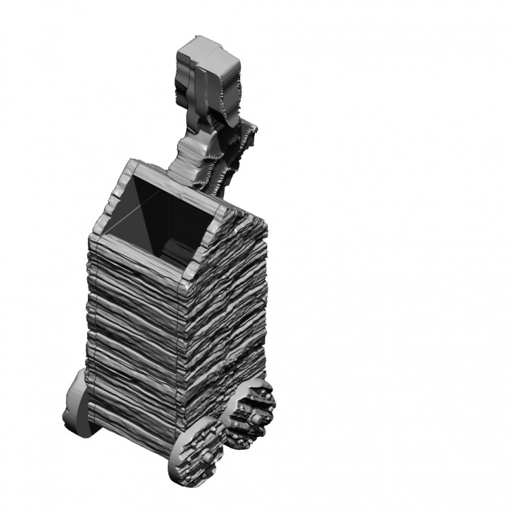 3D Printable Troyan rabbit Dice tower by Hungry Troll Miniatures