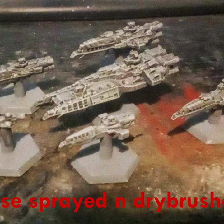 3D Printable R.S.N Hood class Battlecruiser by Carl Woodhall