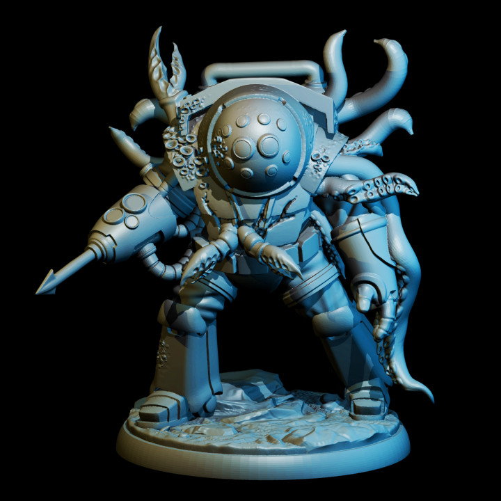 3D Printable Corrupted Zombie Divers (3) by AntiMatter Games