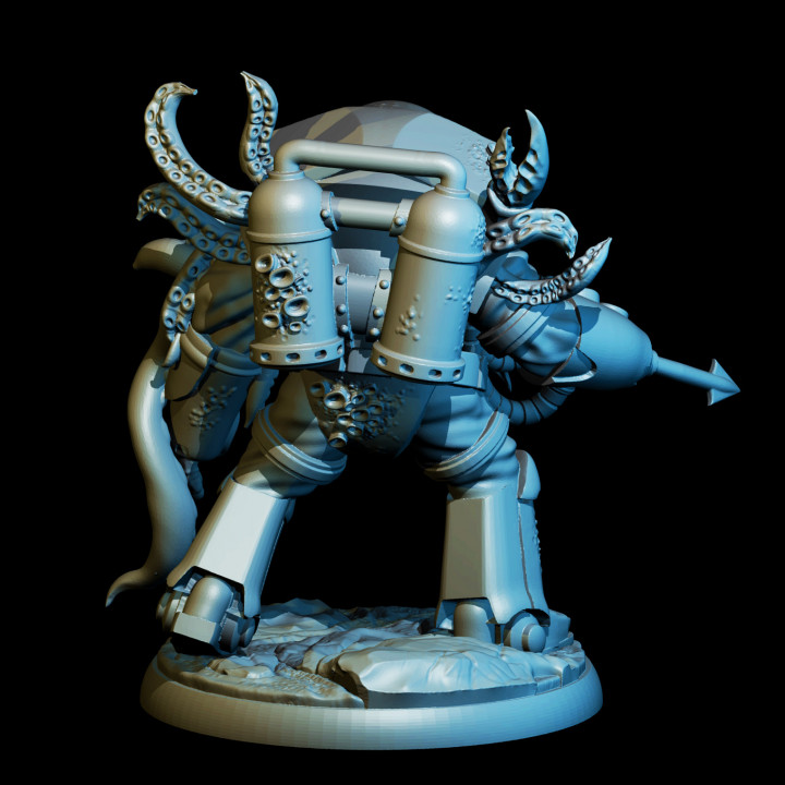 3D Printable Corrupted Zombie Divers (3) by AntiMatter Games