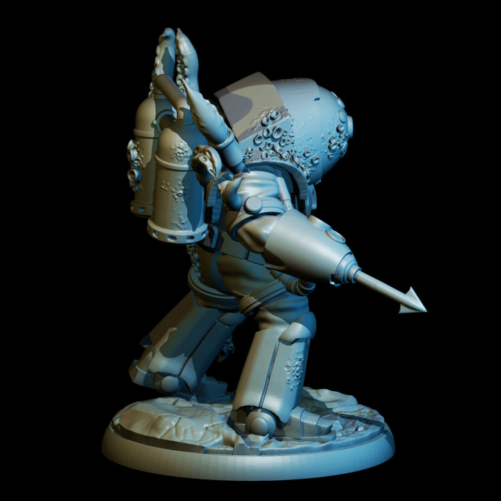 3D Printable Corrupted Zombie Divers (3) by AntiMatter Games