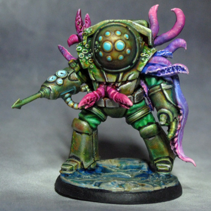 3D Printable Corrupted Zombie Divers (3) by AntiMatter Games