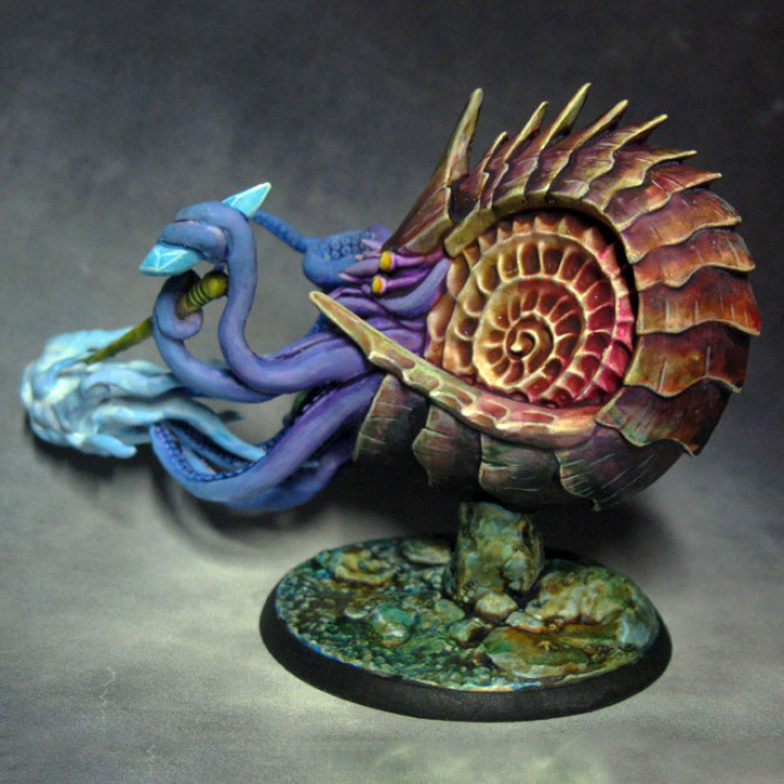 3D Printable Nautiloid Thaumaturge by AntiMatter Games