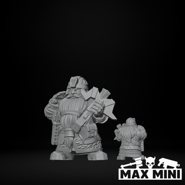 3D Printable Dwarf Crossbows by Max Mini