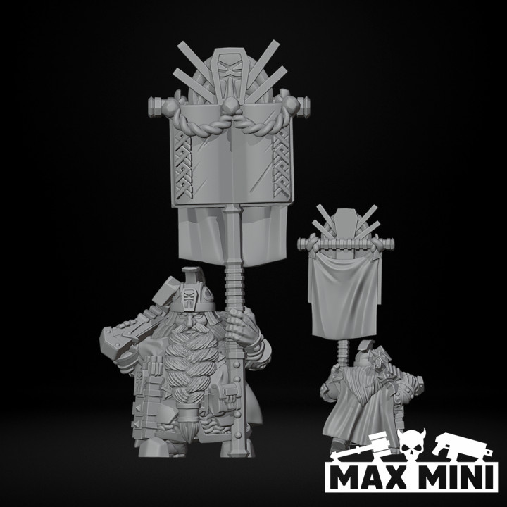 3D Printable Dwarf Crossbows Command by Max Mini