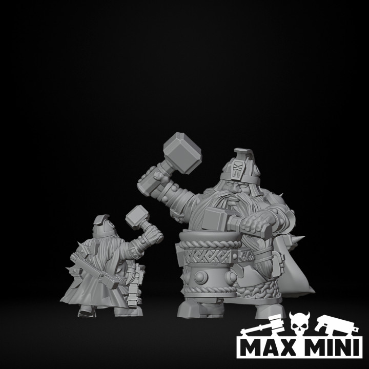 3D Printable Dwarf Crossbows Command by Max Mini