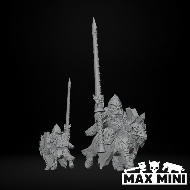3D Printable Halfling Vampire Knights by Max Mini