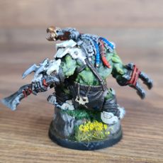 3D Printable Orc Tracker Chieftain by Puppetswar Miniatures