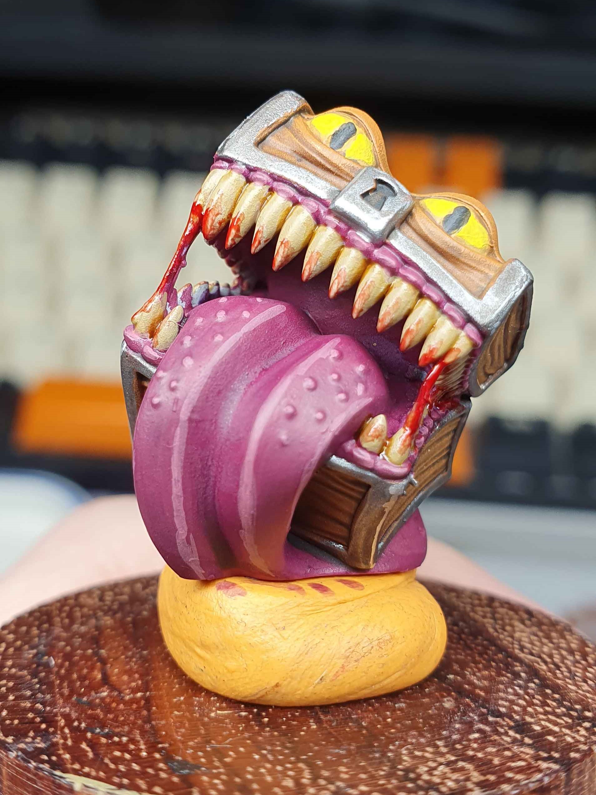 3D Printable Chest Mimic - Classic Monster - Fantasy Miniature by ...