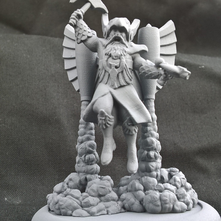 3D Printable King of the Hawkmen by Cold War Miniatures