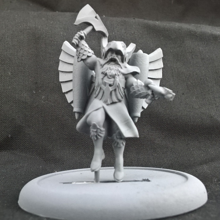 3D Printable King of the Hawkmen by Cold War Miniatures