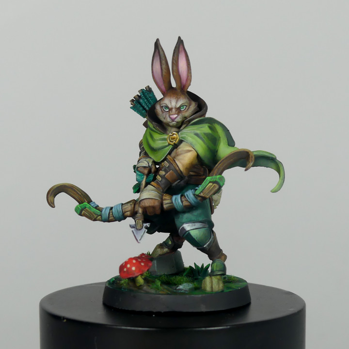 3D Printable [PDF Only] (Painting Guide) Harengon Ranger by Bite the Bullet