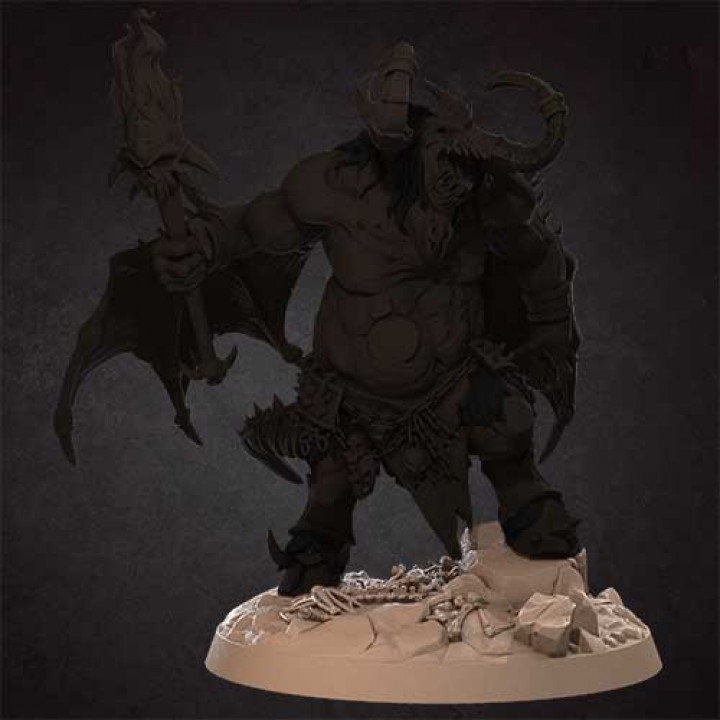 3D Printable Orcus (Blood Boss) by Bite the Bullet
