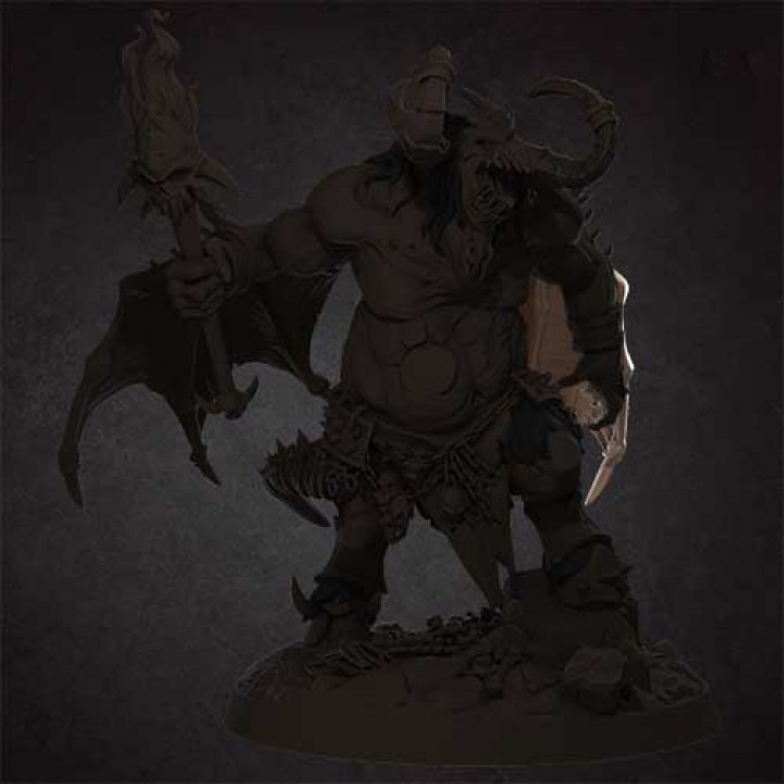 3D Printable Orcus (Blood Boss) by Bite the Bullet