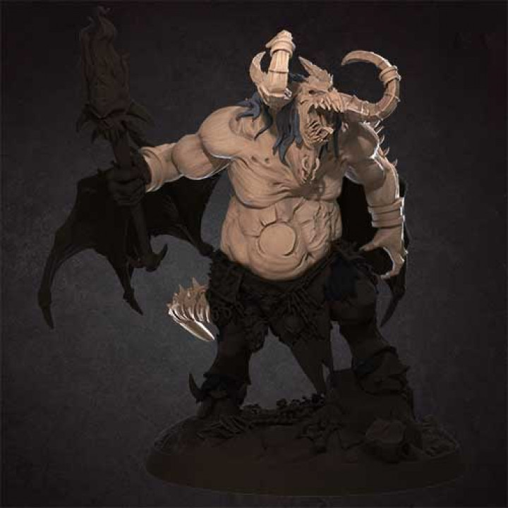 3D Printable Orcus (Blood Boss) by Bite the Bullet