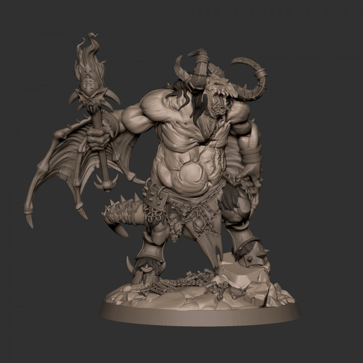 3D Printable Orcus (Blood Boss) by Bite the Bullet