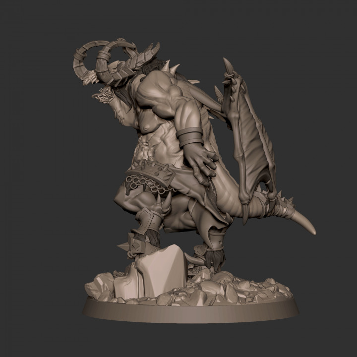 3D Printable Orcus (Blood Boss) by Bite the Bullet