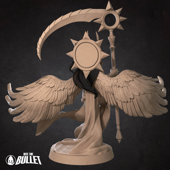 3D Printable Deathpact Angel (Death Boss) (2 Versions) by Bite the Bullet