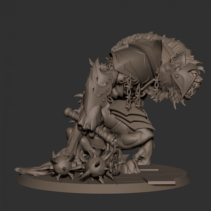 3D Printable Yeenoghu (Savagery Boss) by Bite the Bullet