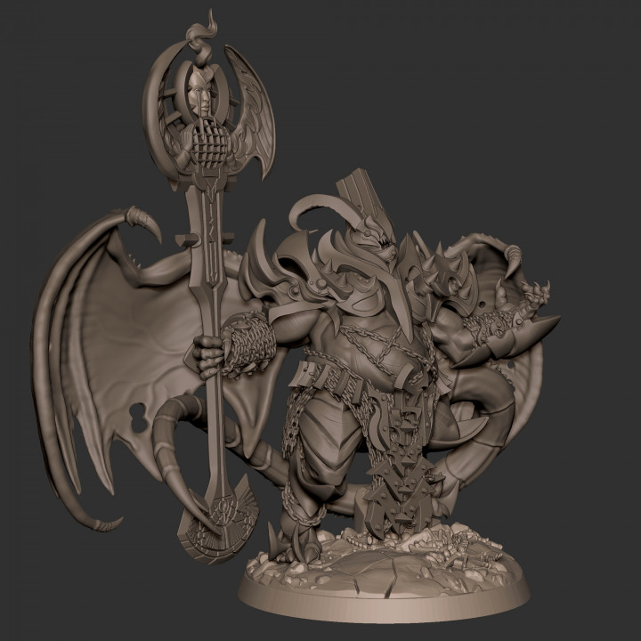 3D Printable Lucille, Legion Pit Fiend (Fear Boss) by Bite the Bullet