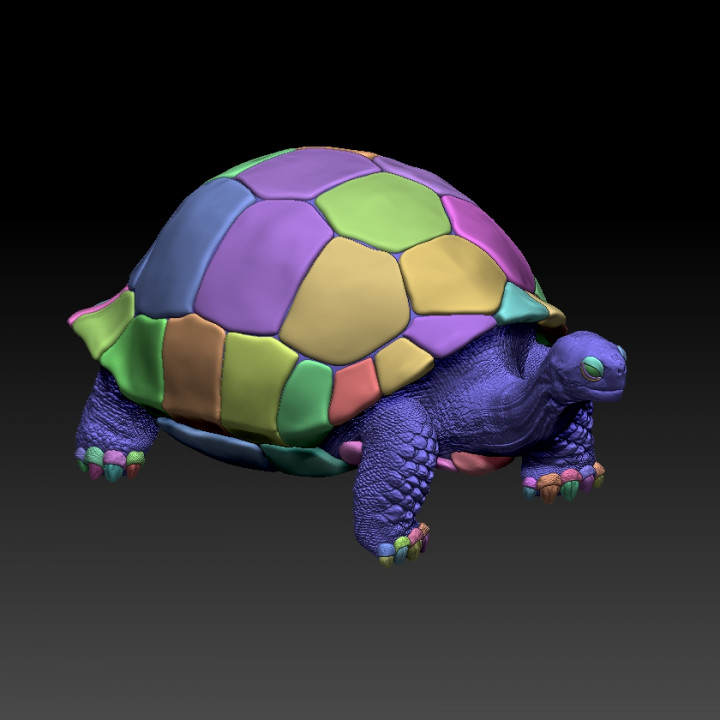 3D Printable turtle by 3Dimontis