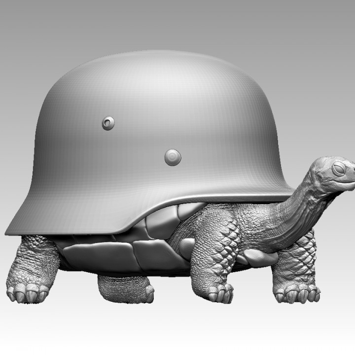 3D Printable turtle helmet by 3Dimontis