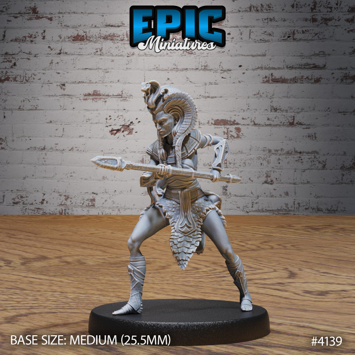 3D Printable Cleopatra Royal Guard Set / Egyptian Warrior / Undead ...