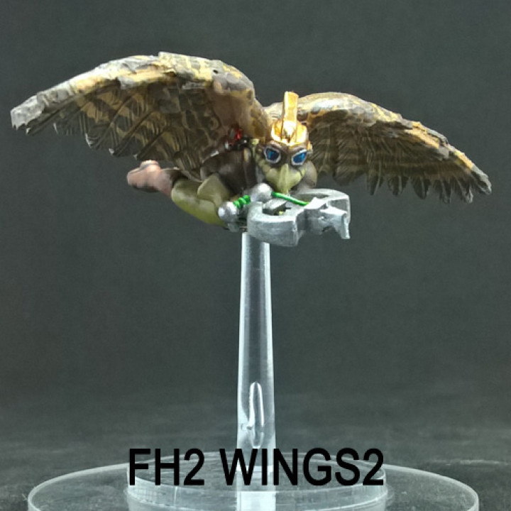 3D Printable Flying Hawkman 2 by Cold War Miniatures